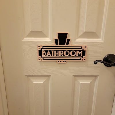 Custom Art Deco Sign Decor Home Art Deco 3D Printed Decoration Interior ...