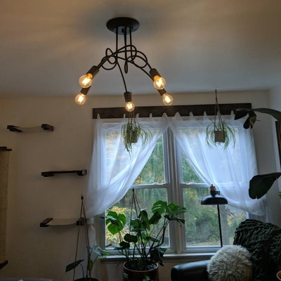 Multi-light Ceiling Light Pendant Light Industrial Chandelier - Etsy