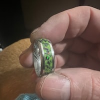 Purple Glow Powder, Ring Making Supplies, Glow in the Dark Pigment ...