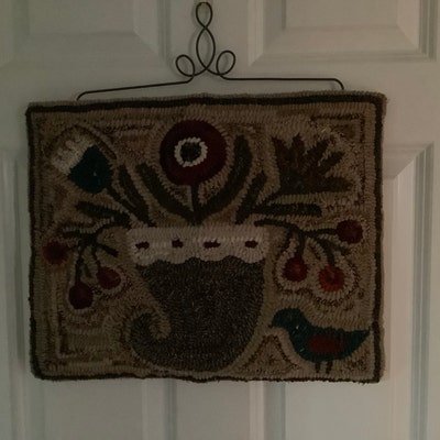 Hand Hooked Wool Rug - Etsy