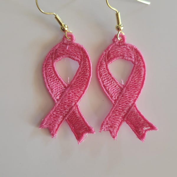 Cancer Awareness Ribbon Machine Embroidery Design, 8 Sizes, Breast ...