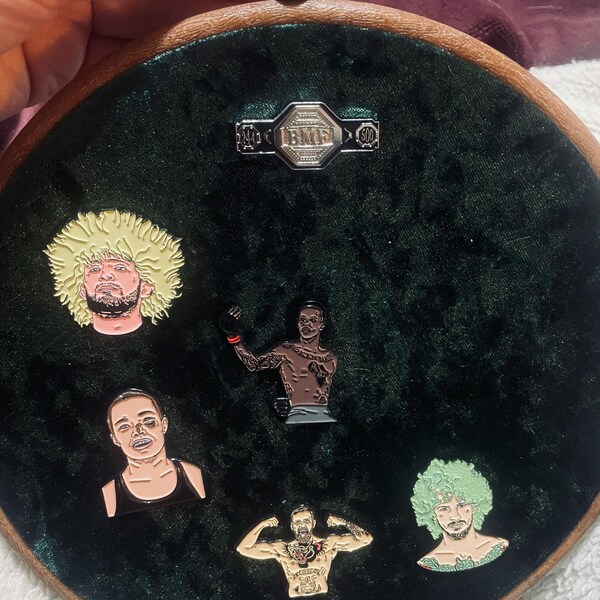 Georges rush St-pierre GSP Pin Badge Enamel MMA UFC - Etsy