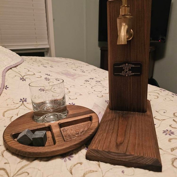 Personalized Luxury Whiskey Gift Set,personalized Natural Wooden ...