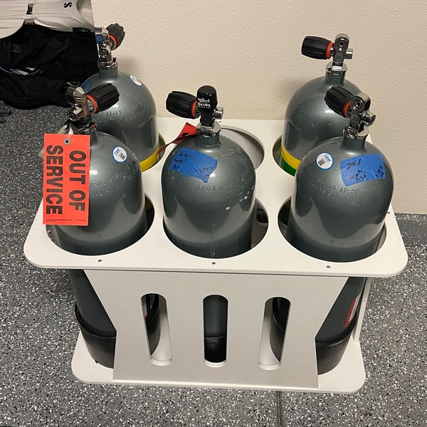 Dive Tank Holder / Scuba Tank Rack / Diving Tank Storage - Etsy
