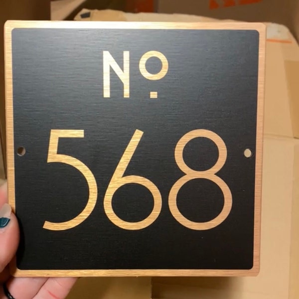 Custom Room Signs | Hotel Room Numbers | Apartment Numbers | Black and ...