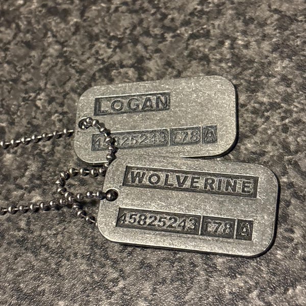 THOR Dog Tags Costume Cosplay Prop Replica Stainless Steel Chains ...