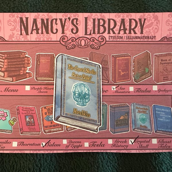 Nancy Drew- Legend of the Crystal Skull - Sticker Sheet - Stylized ...