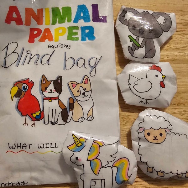 Handmade Paper Squishies - Etsy