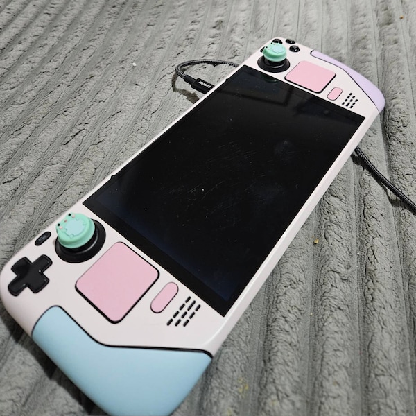 Signature Pastel Series Steam Deck Skin, Purple Lavender Pink Yellow ...