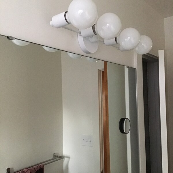 Mirror Vanity - Mirror Light - 4 Bulb Vanity - Bathroom Vanity - Wall ...