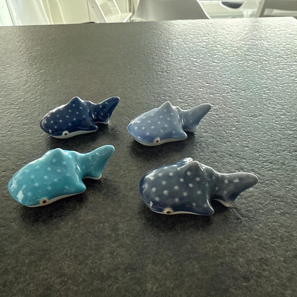 Whale Shark Chopstick Rest I Cutlery Rests, Brush Holder, Pen Rest ...