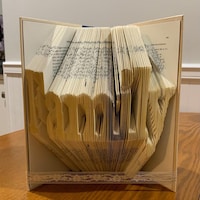 FAMILY Book Folding Pattern — 290 Folds (580 Numbered Pages). PDF ...