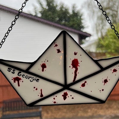 UFO Alien Abduction Stained Glass Suncatcher Wall Art Home - Etsy