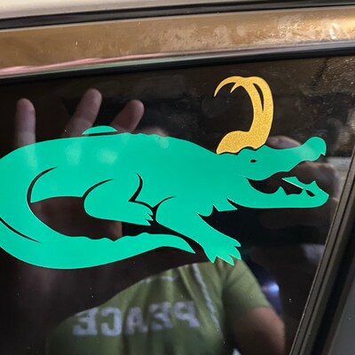Alligator Loki Vinyl Decal/car Decal/laptop Decal - Etsy