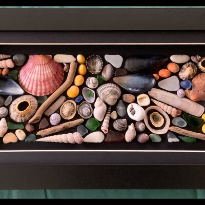 3 X Blue Mussel Shells Decor, Easter Tree, Decorations, Baubles ...