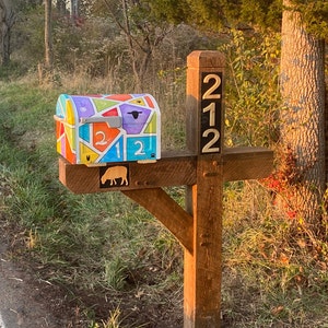 Monarch Butterfly and Sunflowers Painted Mailbox for Summer - Etsy