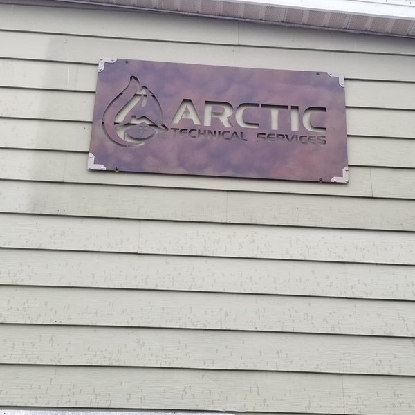 Metal Business Sign - Metal Business Logo Sign -personalized Metal Sign ...