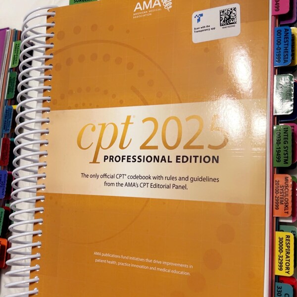2025 CPT - Tabbing System | Medical Coding Tabs | Book NOT Included - Etsy