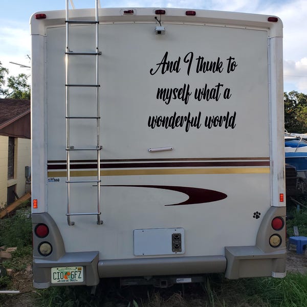 Custom RV Decals: Personalized Vinyl Camper Decor - Etsy