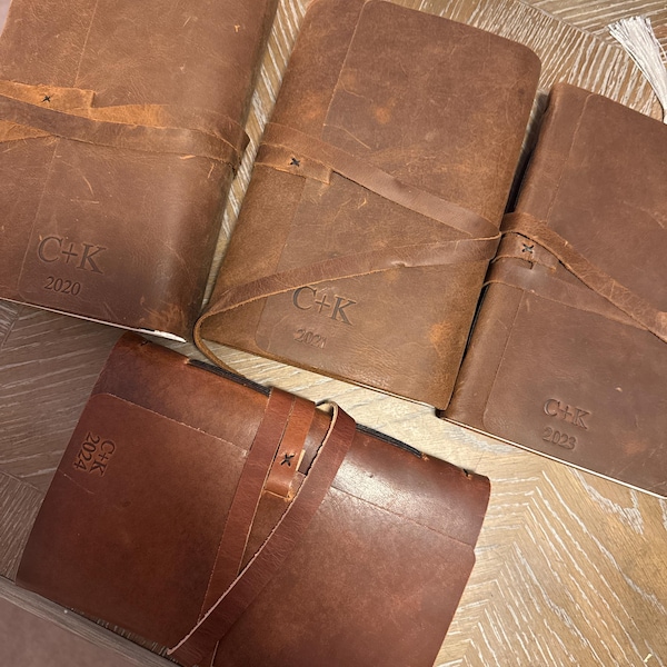 Extra Large Journal, Hand Bound Journal, Personalized Gift for Her ...