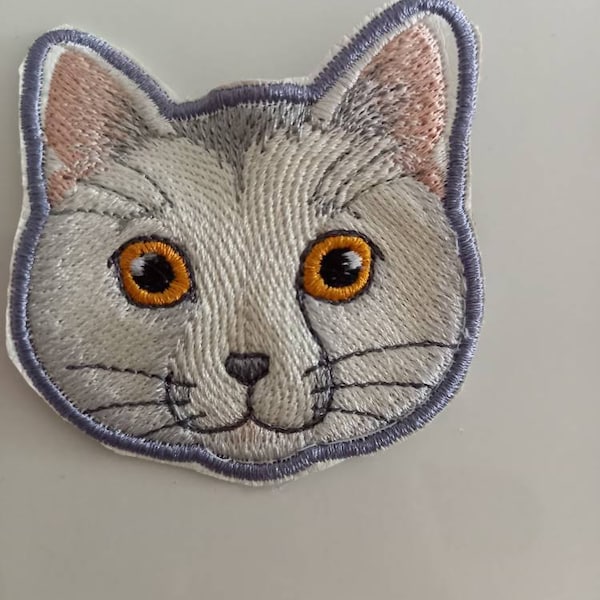 Machine Embroidery Design- Cat Faces Patch- Kitten Patch Embroidery ...