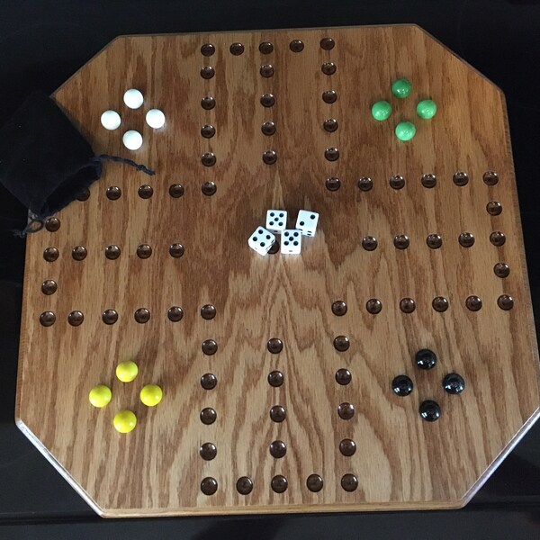 Handmade Oak Chinese Checkers Board - Etsy