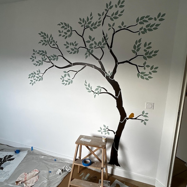 Tree Stencil Pack - Large Tree Stencils - Wall Stencils - Wall Decor ...