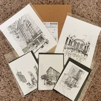 New York Bookmarks Set of 4, New York City Architecture Bookmarks, New ...