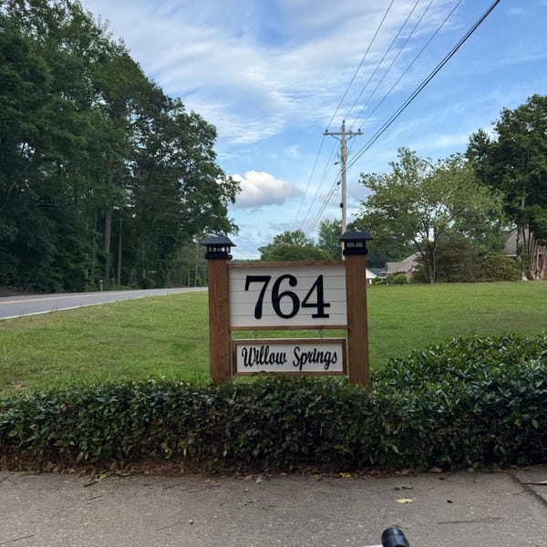 Custom Address Sign - Etsy