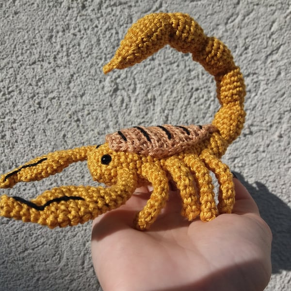 PATTERN | Mini Scorpion Crochet Plush | Beginner-friendly | Perfect ...