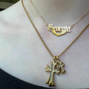Latina Necklace, Latina Nameplate Necklace, Latina Old English Necklace ...