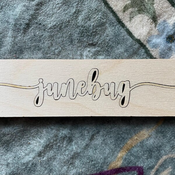 Custom Birch Wood Names Sign Letters for Nursery Sign Crib Nursery ...