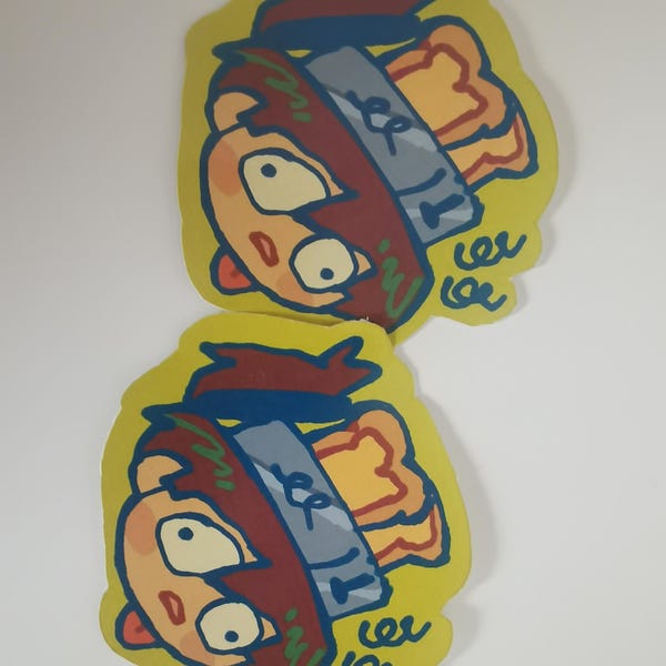 Teto Kasane Glitter Sticker Sheet - Etsy