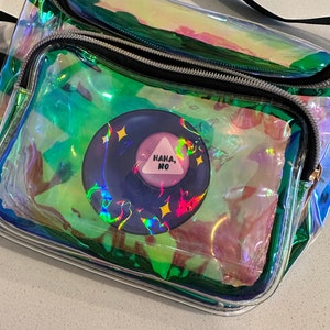 Holographic Cozy Gamer Vinyl Die Cut Sticker, Rainbow Cute Gamer Girl ...