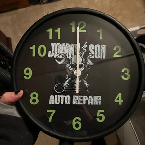 Custom Wall Clock, Personalized Wall Clock, Photo Wall Clock, Home ...