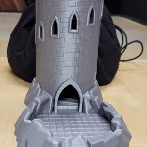 Collapsible 3D Printed Castle Dice Tower and Dice Storage - Etsy