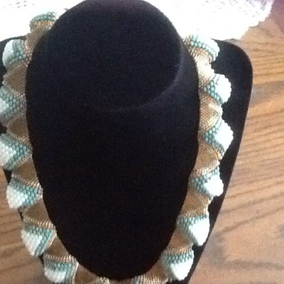 Peyote Stitch Pattern Seed Bead Patterns Necklace Tutorial Beading ...