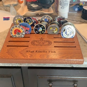 Stadium Style Custom Military Challenge Coin Holder 30 Coins | Etsy