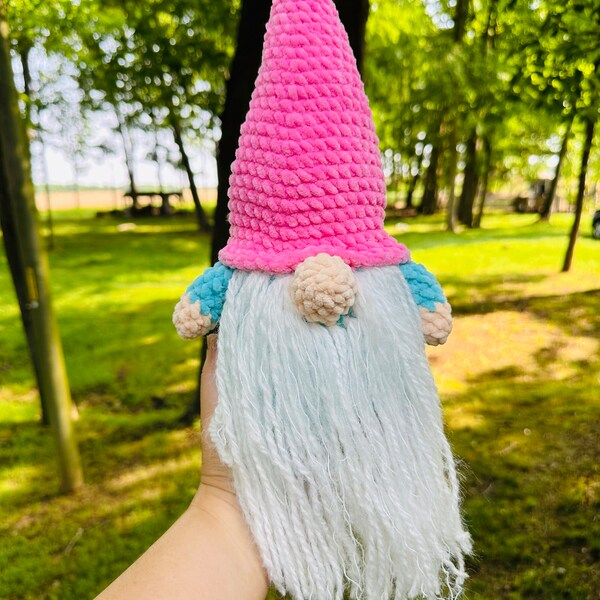 PATTERN: Plush Gnome Pattern Amigurumi Chunky Gnome Pattern Crocheted ...