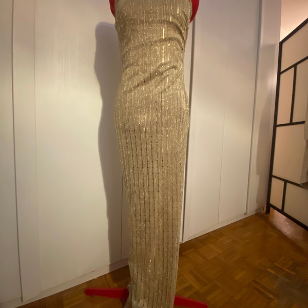 Slit Dress Pattern|oneshoulder Cutout Slit Dress Pattern|prom Dress ...