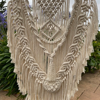 Macrame PATTERN Written PDF and Knot Guide, Diy Macrame Wall Hanging ...