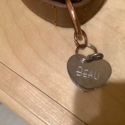 Personalized Gold Dog Tag Custom Engraved ID for Dogs - Etsy