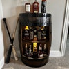 Half Barrel Display, Whiskey Barrel Cabinet, Bourbon Barrel Cabinet ...