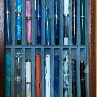 Pen Box Wooden Case. Display for Fountain Pen Collection - Etsy