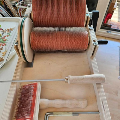 Fiber Blending Board, Wool Blending, Making Rolags, DIY Kit 108TPI ...