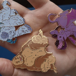 Imp Cryptid Hard Enamel Pin Kawaii Impy Goblin - Etsy