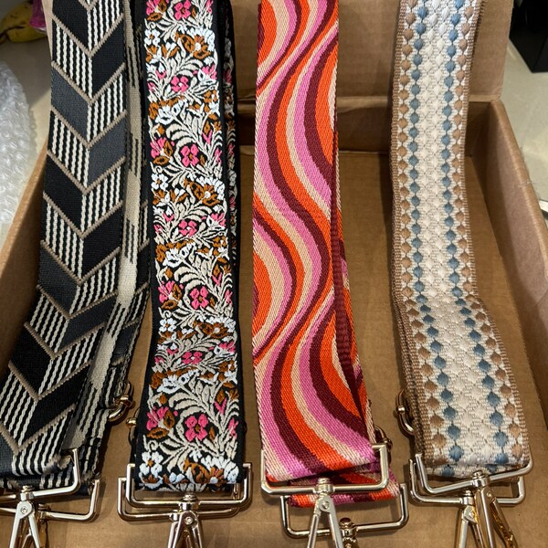 Orange Leopard Print Strap, Game Day Strap, Crossbody Purse Strap ...