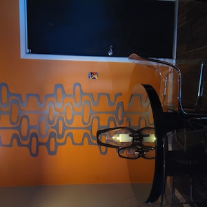 Retro 70s Decor, 3D Wall Panels, Mid-century Modern, 70s Vintage Look ...