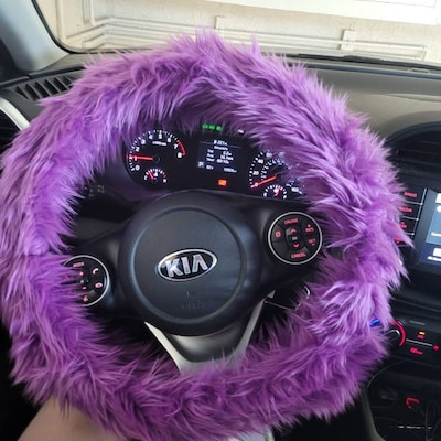 Fuzzy Car Accessories Steering Wheel Cover Gear Shift Knob - Etsy
