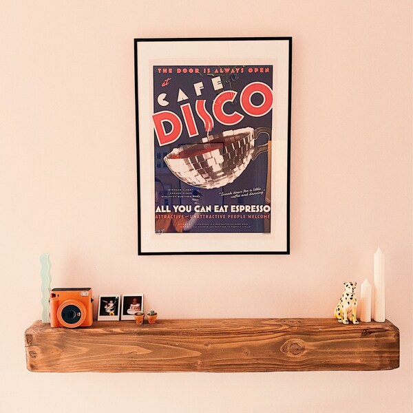The Office Cafe Disco Poster Print- Vintage Style Advertising Poster ...